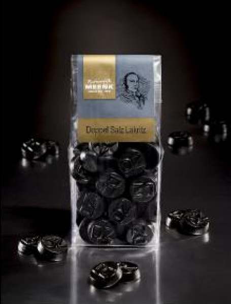 Meenk Doppel Salz Lakritz 180 g,Lakritz,Chips,Fudge,Schokolade,Fruchtgummi